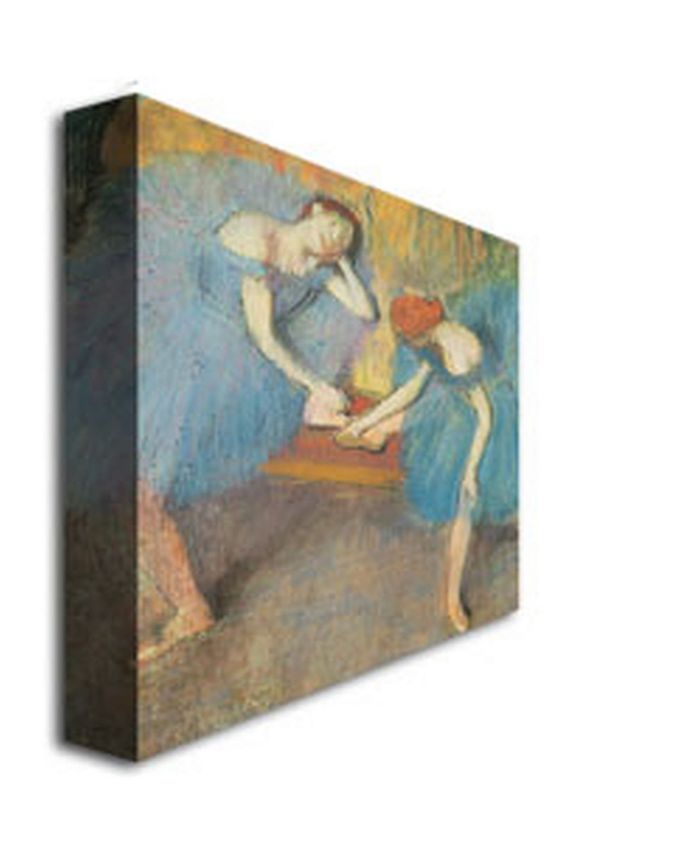 Trademark Global Edgar Degas 'Two Dancers at Rest' Canvas Art - 18" x ...