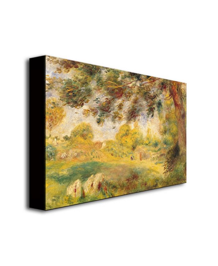 Trademark Global Pierre Auguste Renoir 'Spring Landscape' Canvas Art ...