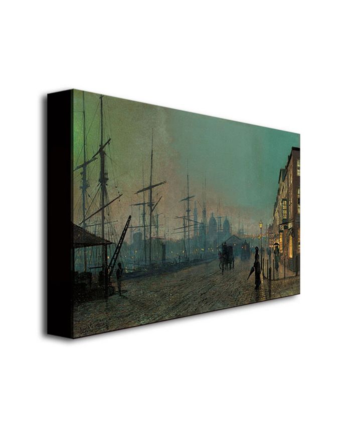 Trademark Global John Atkinson Grimshaw 'Humber Dockside' Canvas Art ...