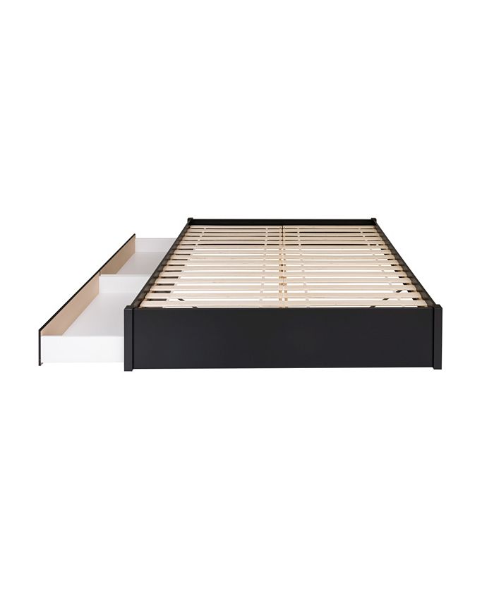 Prepac King Select 4-Post Platform Bed with 2 Drawers - Macy's