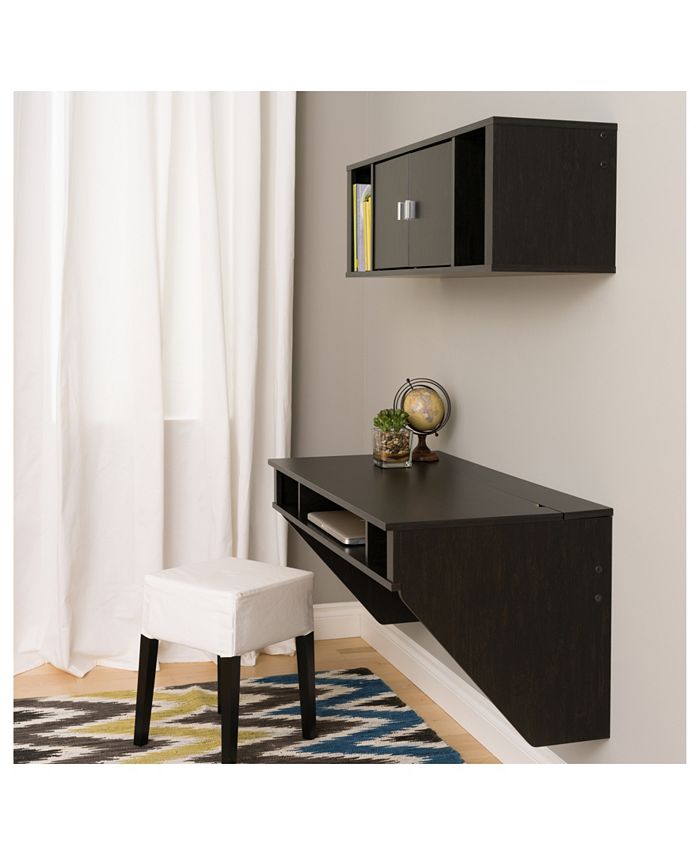 Prepac Designer Floating Desk Hutch Set - Macy's