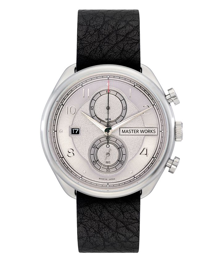 Masterworks Decor Master Works Men's Dress Sport Black Genuine Leather ...