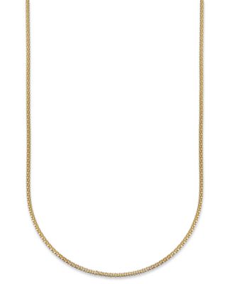 18" Giani Bernini Popcorn Chain Necklace in 24k Gold over Sterling ...