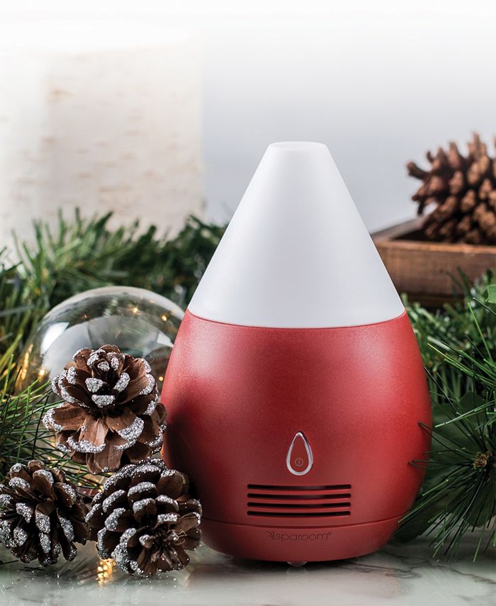 SpaRoom Burgundy Mini Scentifier Fan Essential Oil Diffuser - Macy's