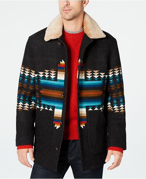 Pendleton Men's Brownsville Printed Coat & Reviews - Coats & Jackets ...
