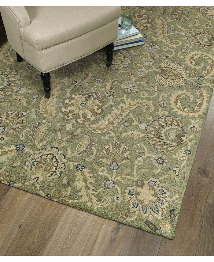 Kaleen Helena Virgil-05 Green 4 'x 6' Area Rug - Macy's