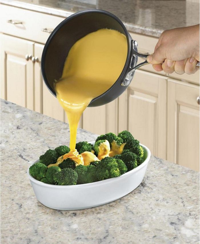 Cuisinart Chefs Classic Hard Anodized 1-Qt. Open Pour Saucier - Macy's