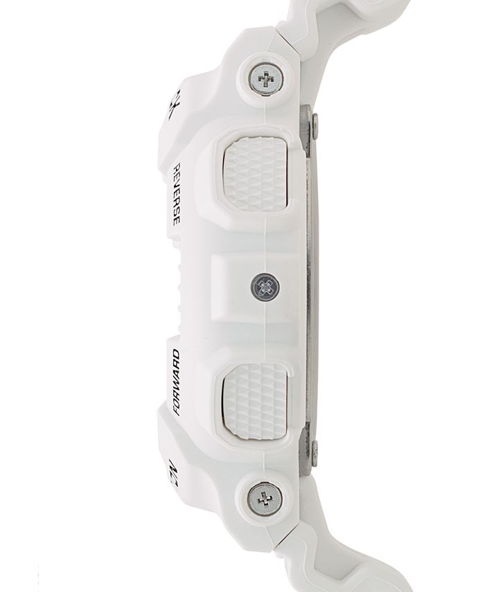 G-Shock Men's Analog-Digital White Resin Strap Watch 51.2mm - Macy's