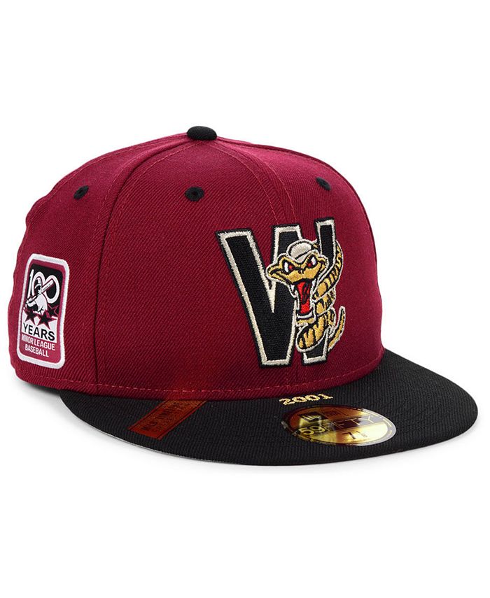 New Era Wisconsin Timber Rattlers MiLB 100TH Anniversary Patch 59FIFTY ...