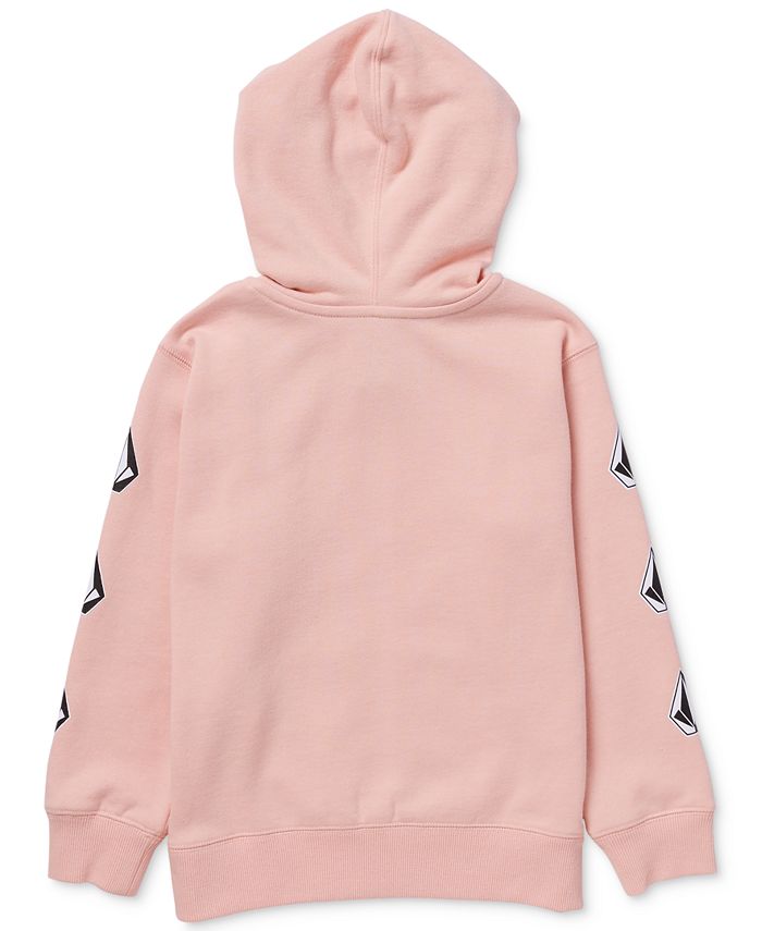 Volcom Toddler & Little Girls Logo-Print Fleece Hoodie - Macy's