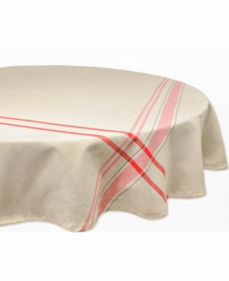 French Stripe Tablecloth 70" Round - Macy's