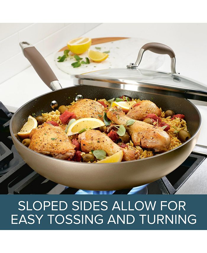 Anolon Advanced Home Hard-Anodized Nonstick Ultimate Pan, 12" - Macy's