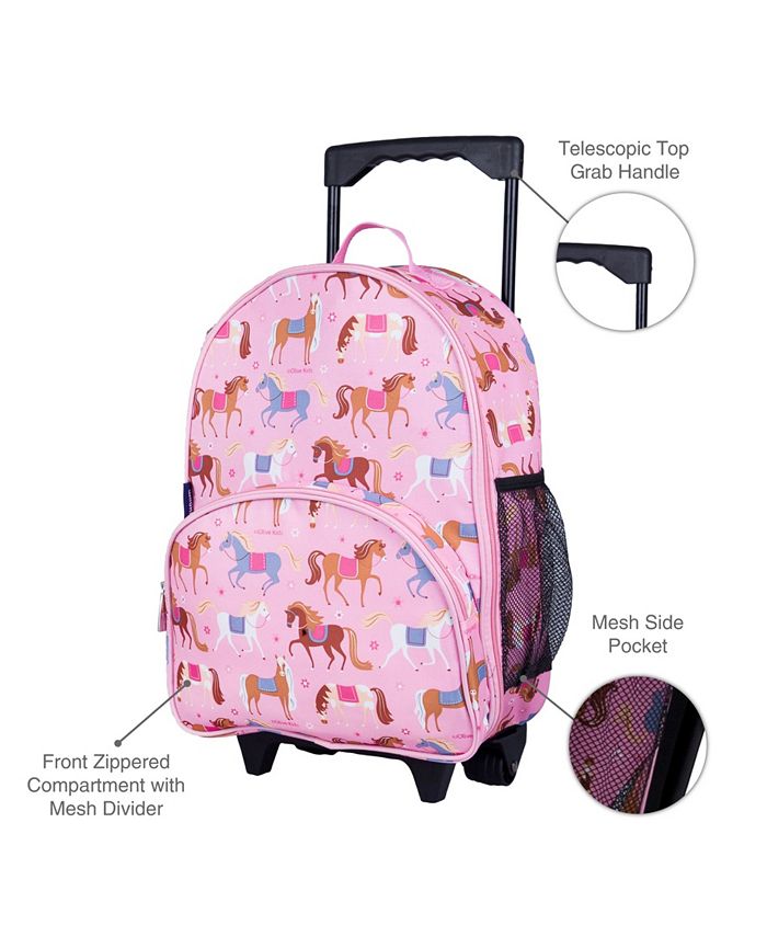 Wildkin Horses Rolling Luggage - Macy's