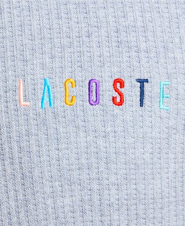 Lacoste Men's Crew Neck Rainbow Logo Sweater & Reviews - Sweaters - Men ...