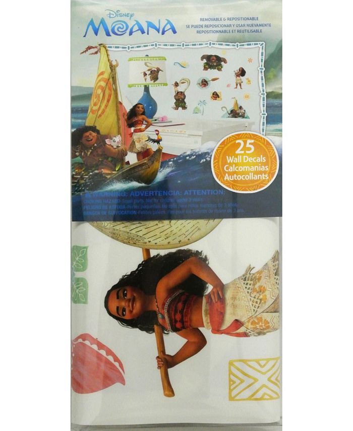 RoomMates Moana Peel And Stick Wall Decals - Macy's