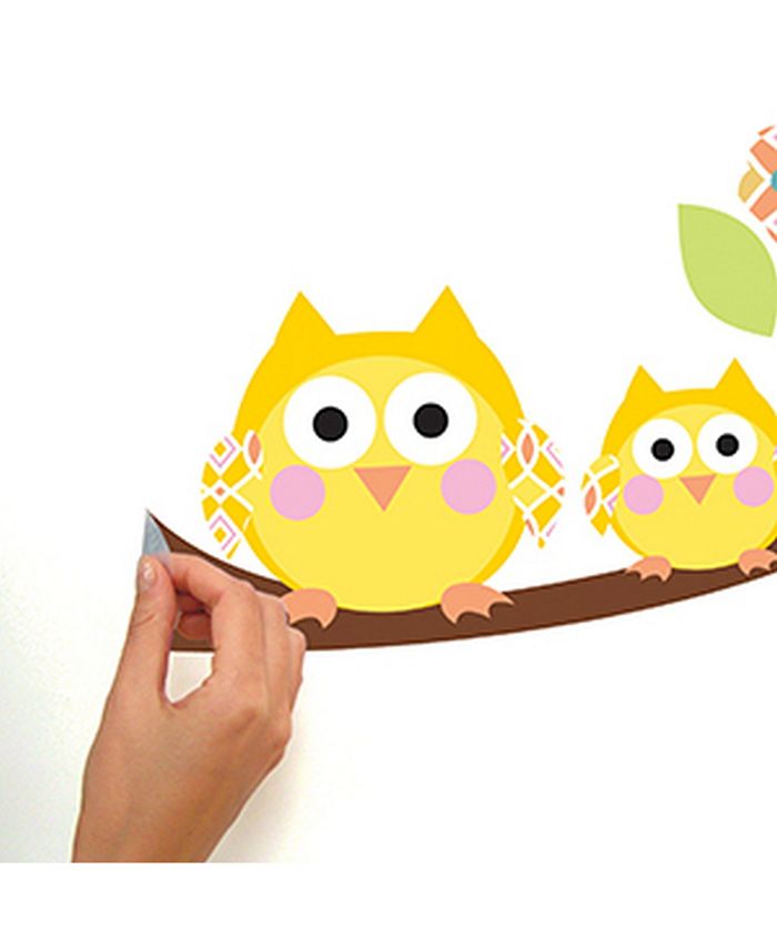 Roommates Happi Scroll Tree Letter Branch Peel And Stick Giant Wall