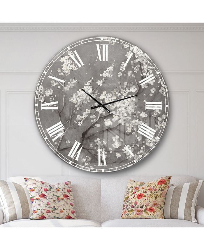 Designart Traditional Oversized Metal Wall Clock - 36 x 36 - Macy's