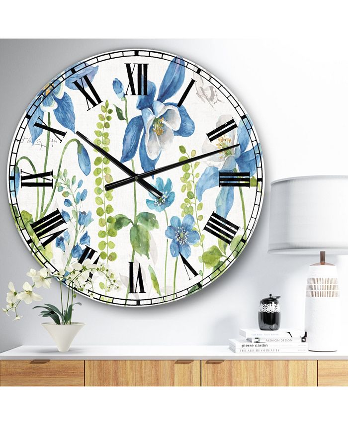 Designart Cabin and Lodge Oversized Metal Wall Clock - Macy's