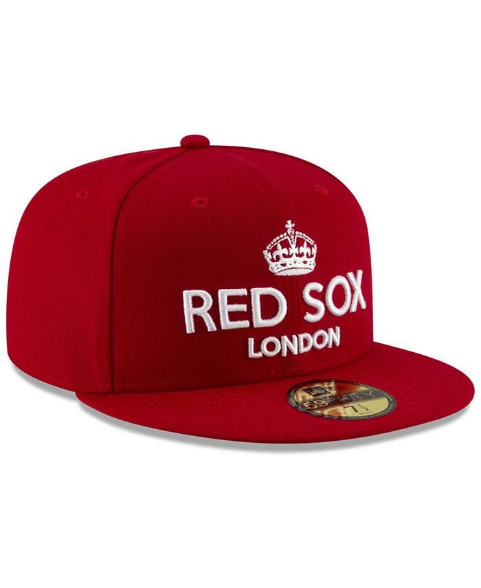 New Era Boston Red Sox London Series 59FIFTY Fitted Cap - Macy's