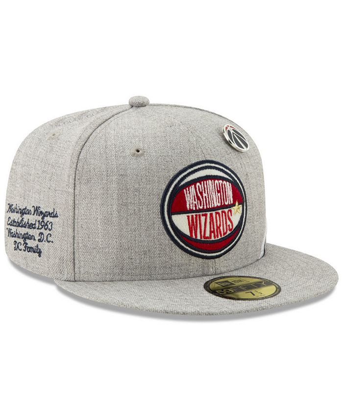 New Era Washington Wizards 2019 On-Court Collection 59FIFTY Fitted Cap ...