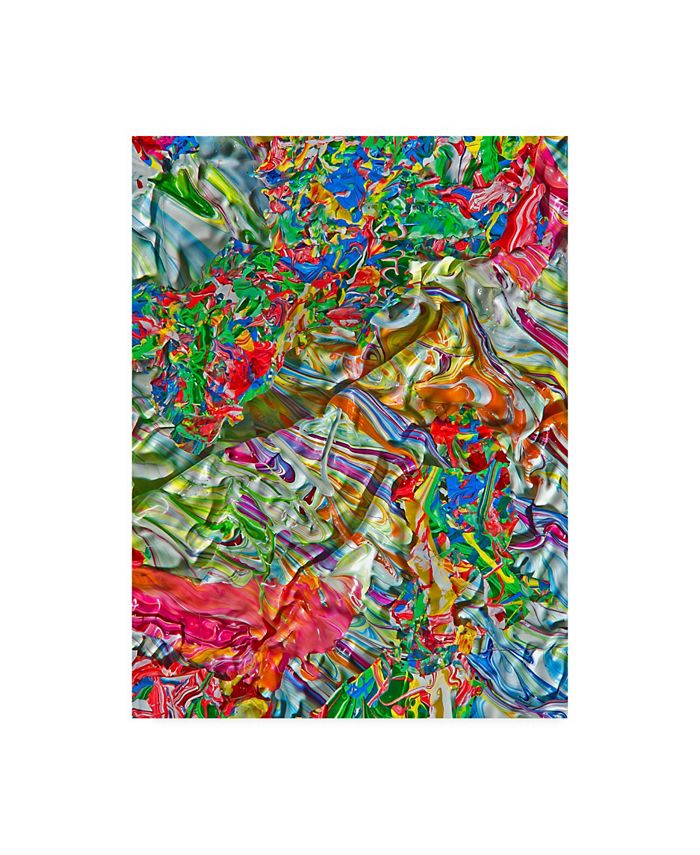 Trademark Global Mark Lovejoy Abstract Splatters Lovejoy 19 Canvas Art ...