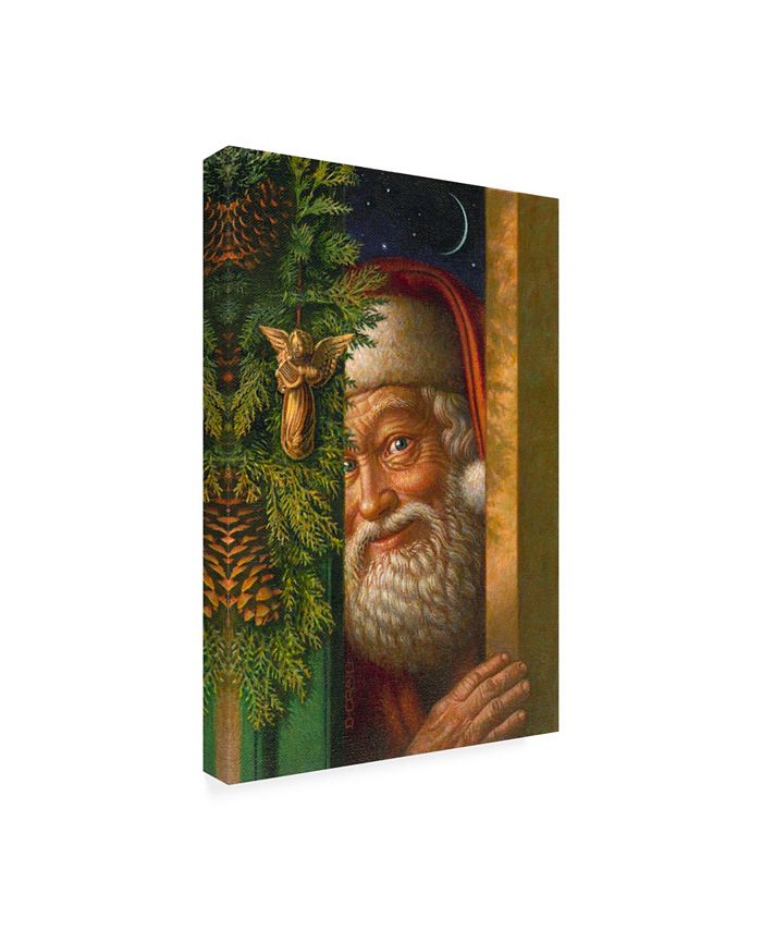 Trademark Global Dan Craig Santa- 1 Canvas Art - 27" x 33.5" - Macy's