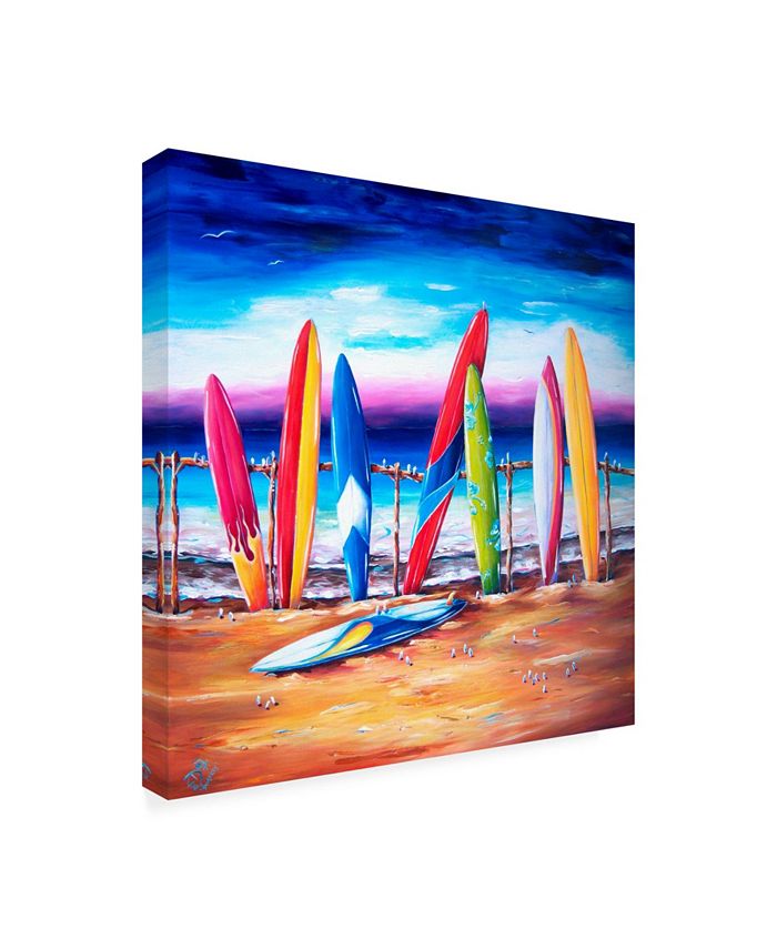 Trademark Global Deborah Broughton Surf Surfect 2 Canvas Art - 19.5" x ...