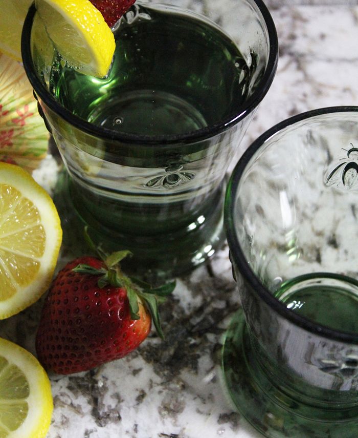 La Rochère La Rochere Napoleon Bee Verdigris 10 oz. Tumbler, Set of 6 ...