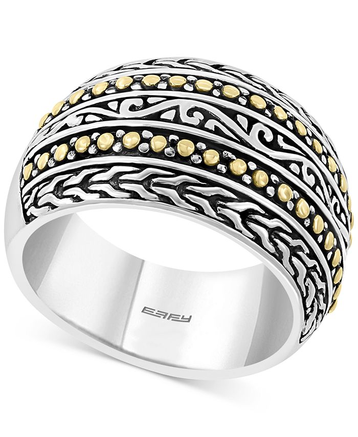 EFFY Collection EFFY® Filigree Domed Statement Ring in Sterling Silver ...