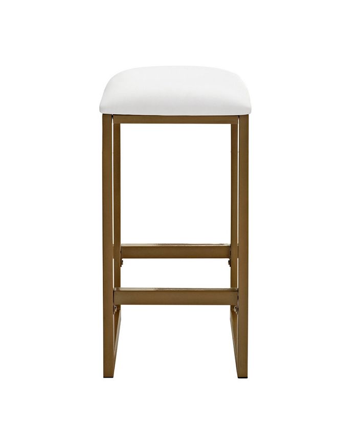 Dorel Living Maxim 3-Piece Brass Pub Set with Faux Marble Top - Macy's