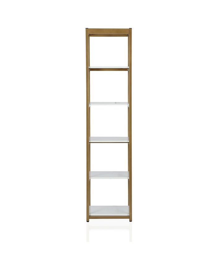 CosmoLiving Cosmo living Billie Metal Bookcase Etagere - Macy's