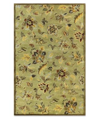 CLOSEOUT! Bashian Area Rug, Nottingham MCY107 Victoria Avocado 3'9" x 5 ...