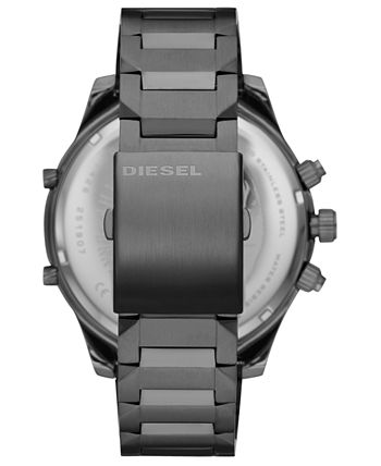 Diesel Men's Boltdown Gunmetal Stainless Steel Bracelet Watch 56mm - Macy's