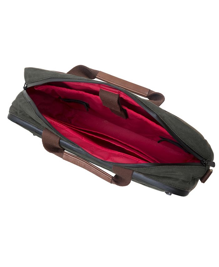 Token Waxed Briefcase - Macy's