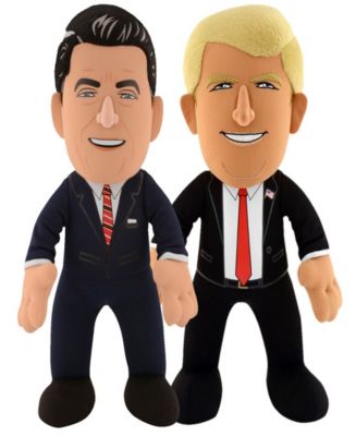 Bleacher Creatures Dynamic Duo - Donald Trump and Ronald Reagan Plush ...