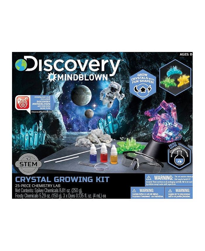 Discovery #MINDBLOWN Discovery Mindblown Toy Kids Crystal Growing Kit ...