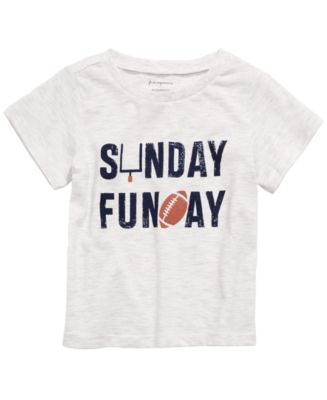 First Impressions Toddler Boys Sunday-Print T-Shirt, Created for Macy's ...