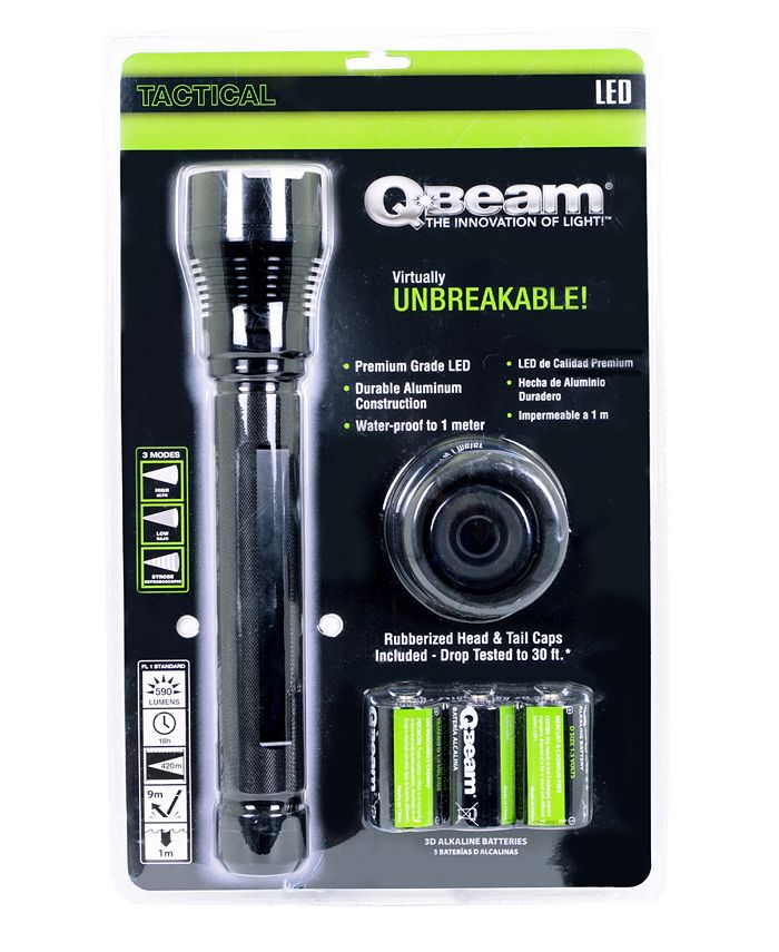 Q-Beam Tactical 590 Aluminum Flashlight - Macy's