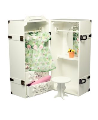 The Queen's Treasures 18 Inch Doll Clothes Storage Case Furniture ...