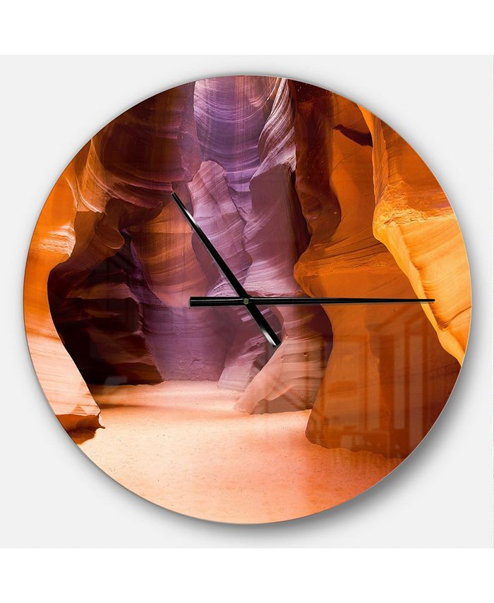 Design Art Designart Oversized Modern Round Metal Wall Clock & Reviews ...