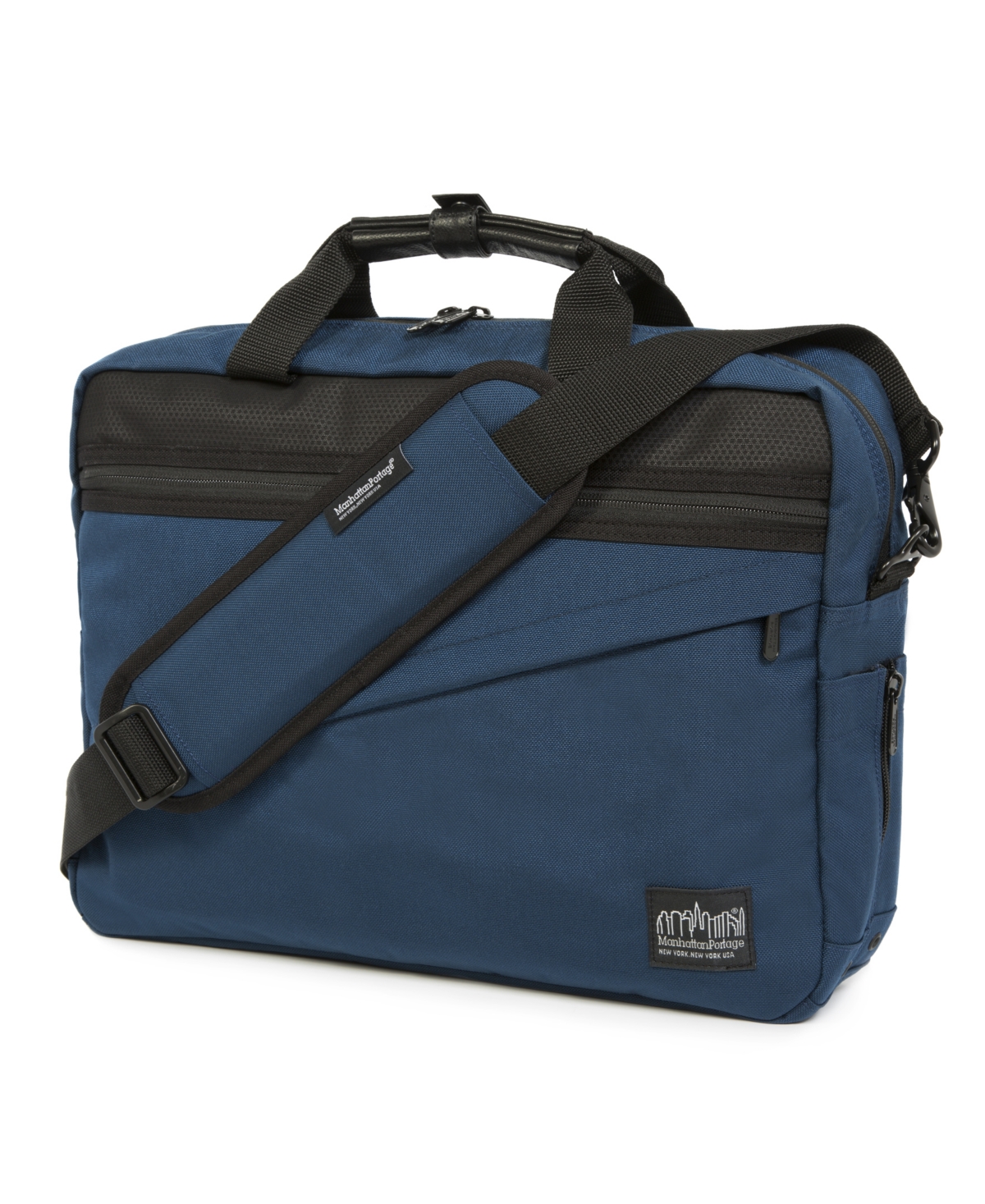 Click here for Manhattan Portage Second Avenue Briefcase - Navy prices
