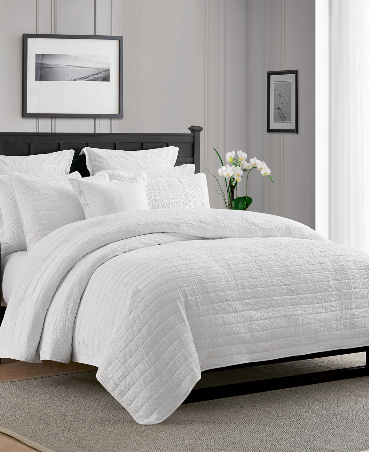 Click here for Cathay Home Inc. Enzyme Washed Crinkle Quilt Set... prices