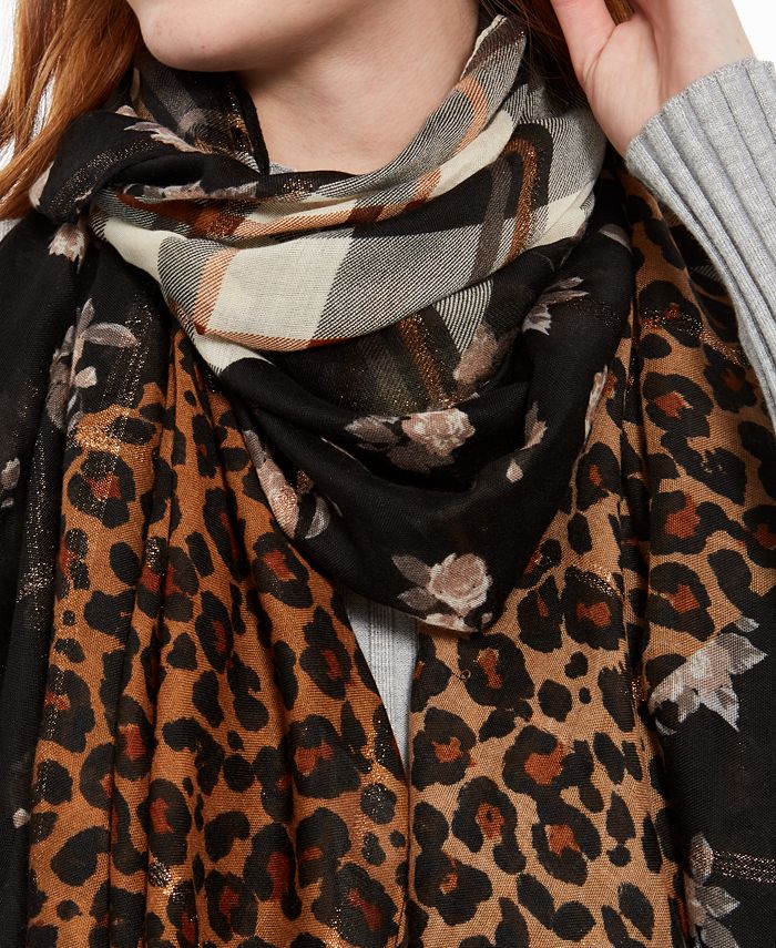 Cejon Mixed-Print Day Wrap - Macy's