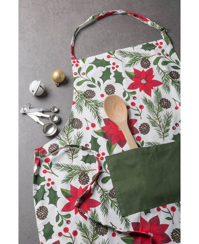 Design Imports Woodland Christmas Chef Apron - Macy's