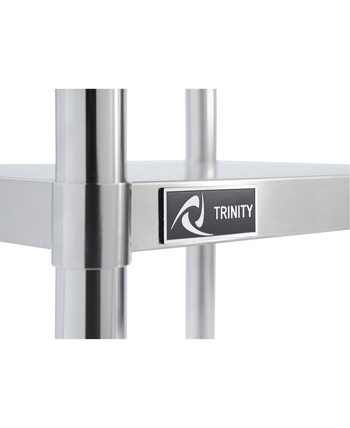 TRINITY Ecostorage Stainless Steel Table - Macy's