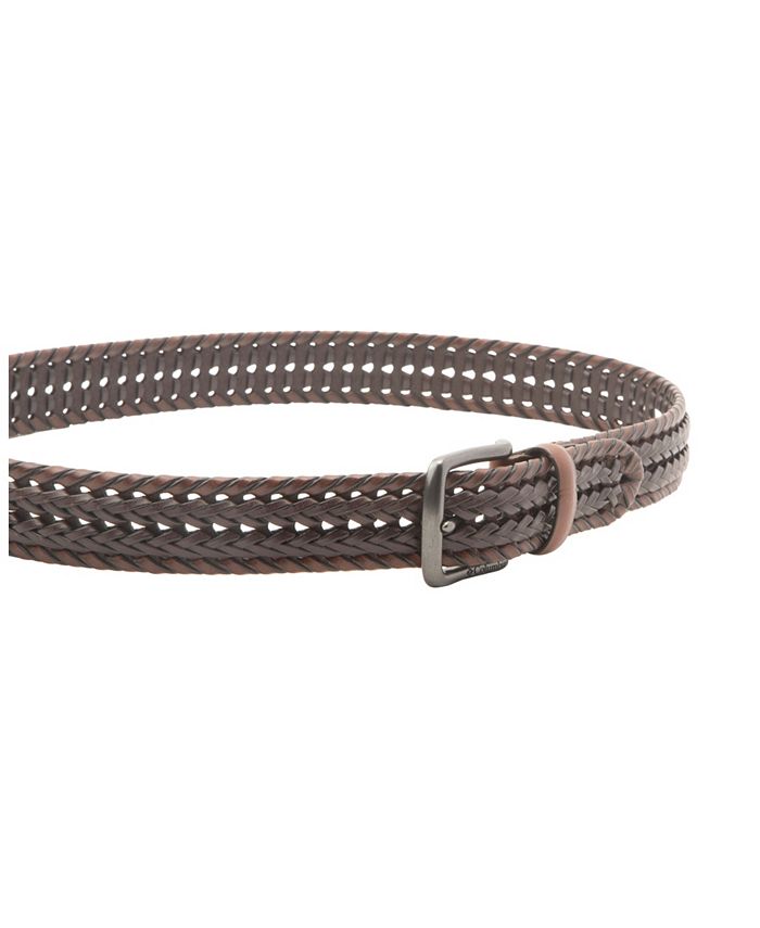 Columbia Two-Tone Braided Belt - Macy's