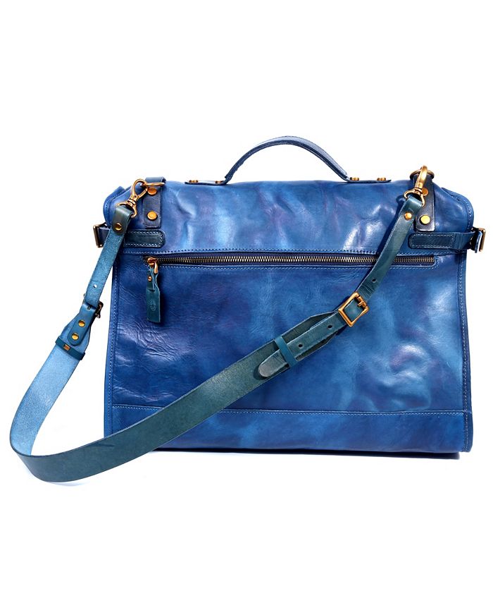 OLD TREND Stone Cove Leather Briefcase - Macy's