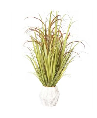 Vintage Home 36" Tall Plastic Grass and Onion Grass Artificial Indoor ...