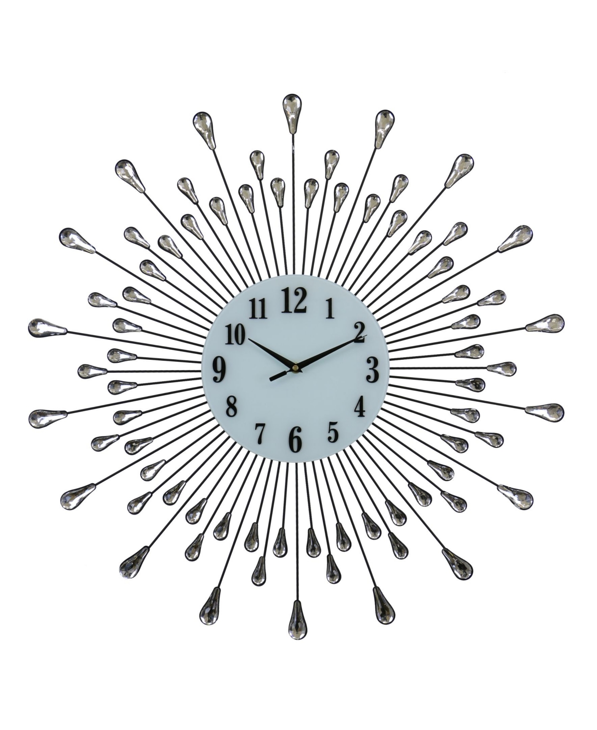 Click here for Three Star Droplet Wall Clock - Silver prices