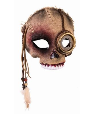 BuySeasons Men's Voodoo Skull Mask with Steampunk Eye - Macy's